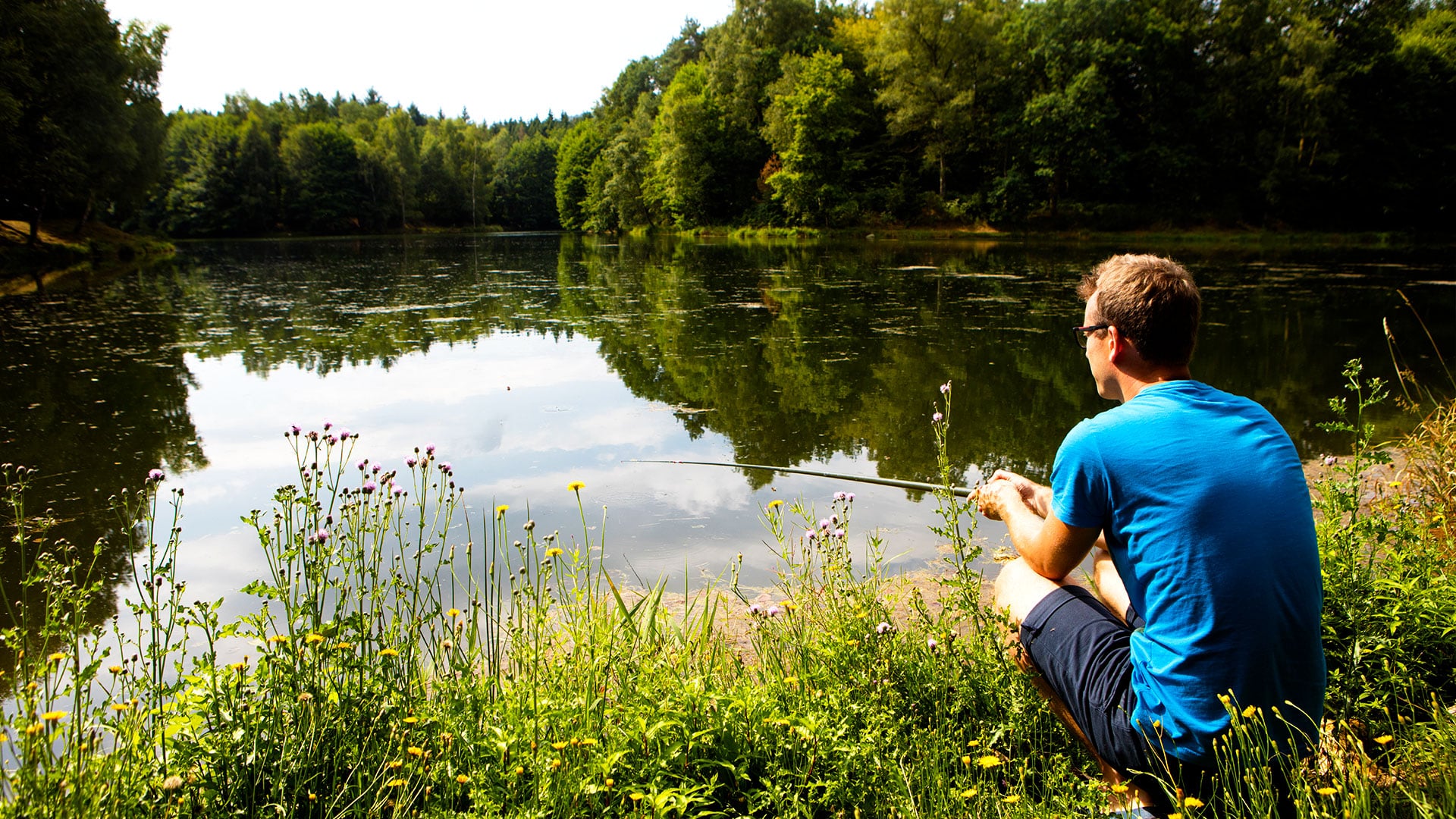 Camping with lake Bruyères - Domaine des Messires